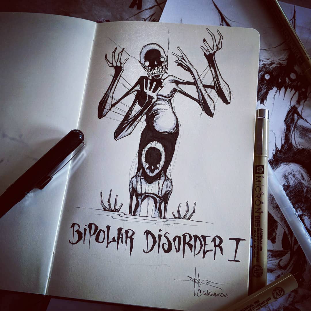 Shawn Coss Illustra 31 Malattie Mentali per Combattere lo Stigma